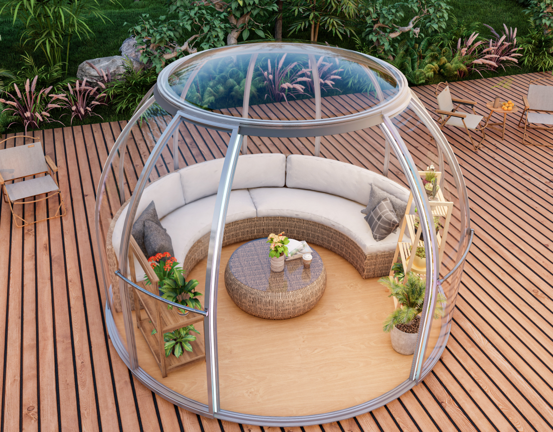 Wholesale 12-14 People Dome Tent Outdoor Dining Hall Manufacturer and ...